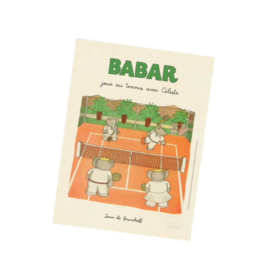 A3 Poster Babar Tennis – Playtelling