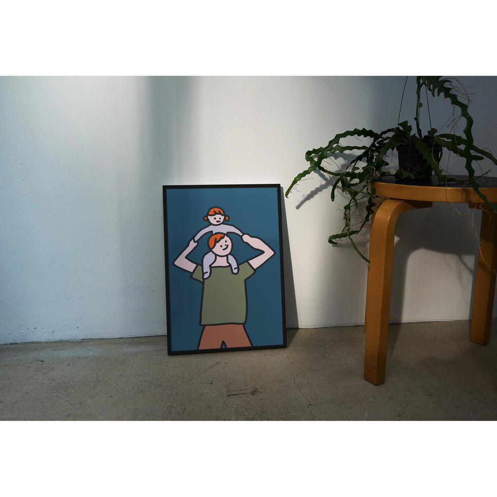A3 Poster 'Piggyback I' – Playtelling